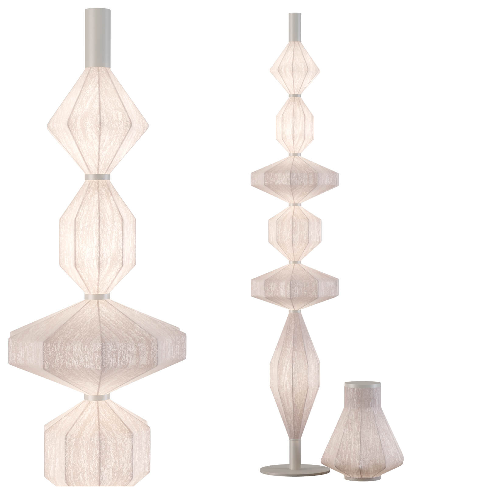 Roche Bobois Serena Floor Lamp - 3D Model by sta_84