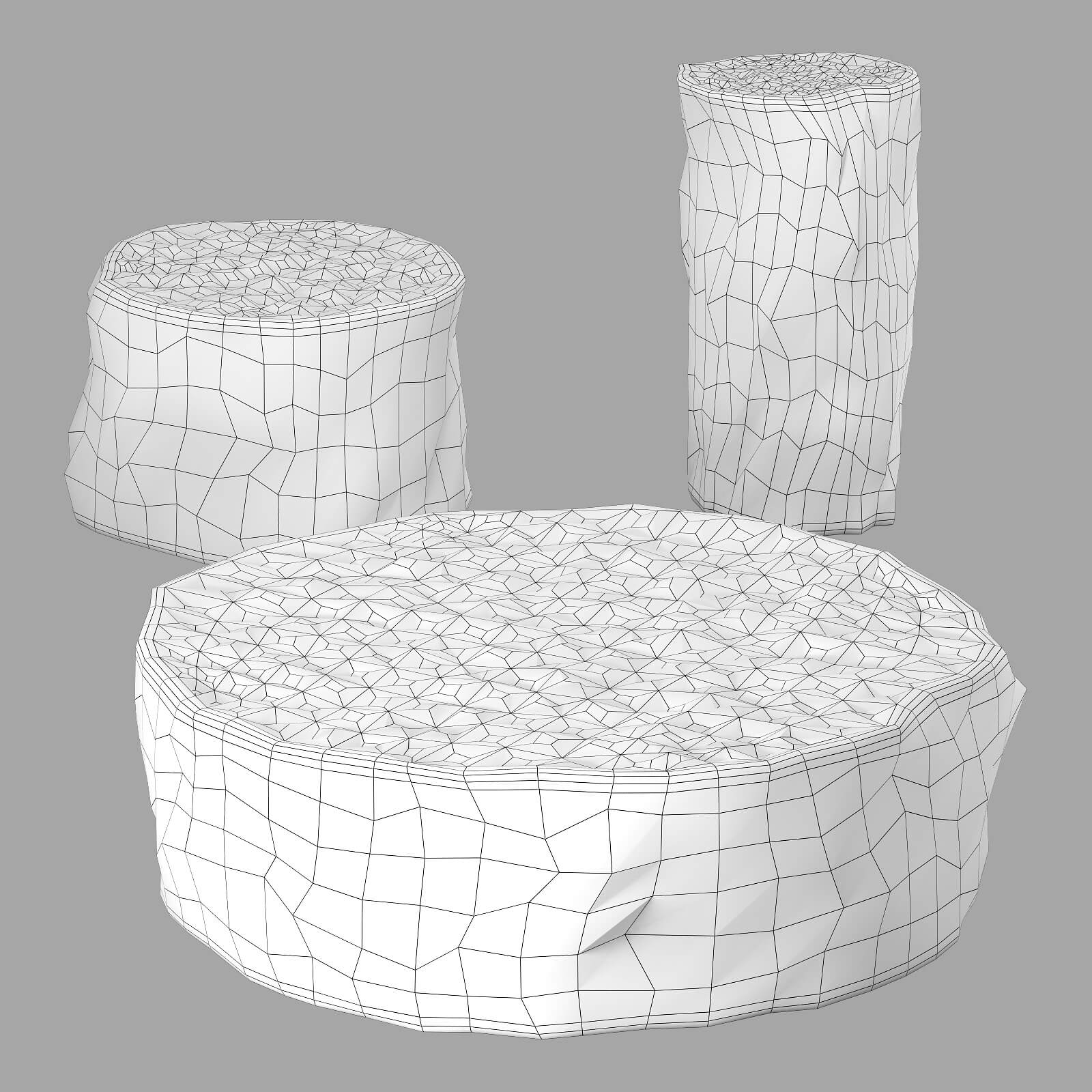 Roche Bobois Silver Tree Cocktail Table - 3D Model by sta_84