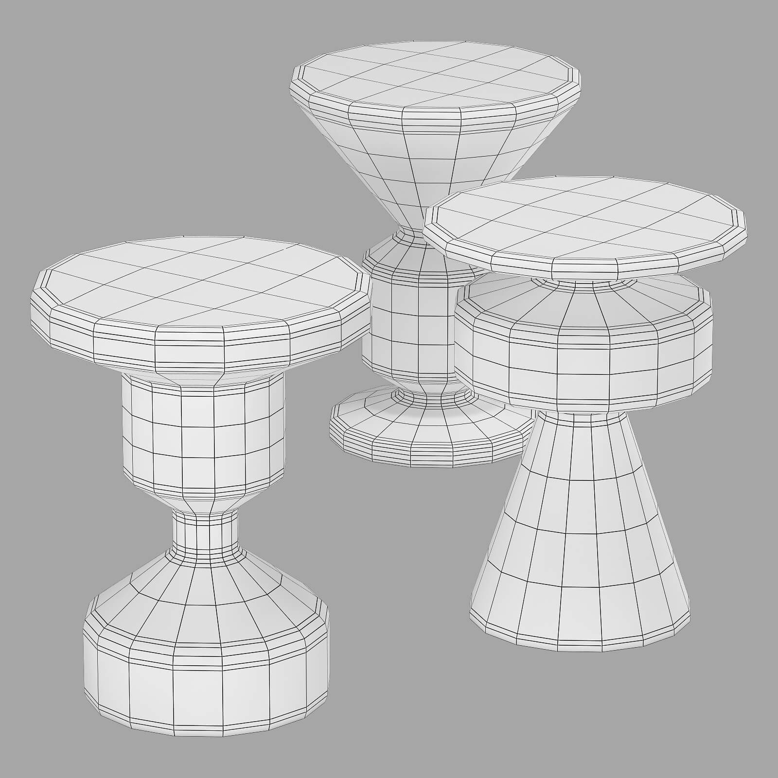 Roche Bobois Waterline Cocktail Table - 3D Model by sta_84
