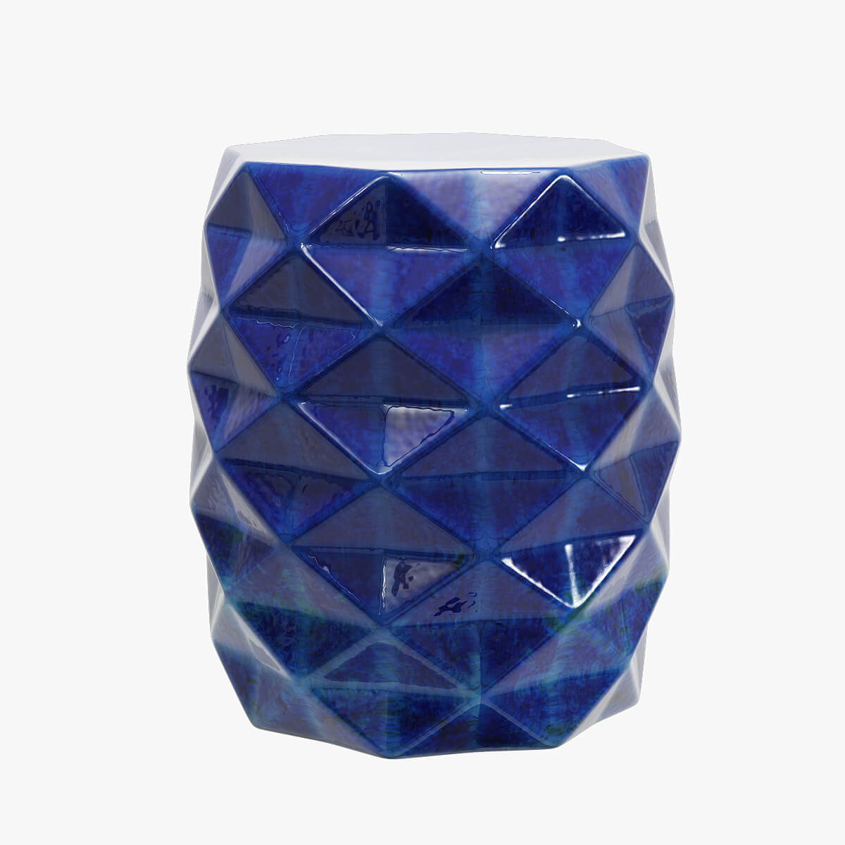 Rouge Decor Facet Blue Stool - 3D Model by sta_84