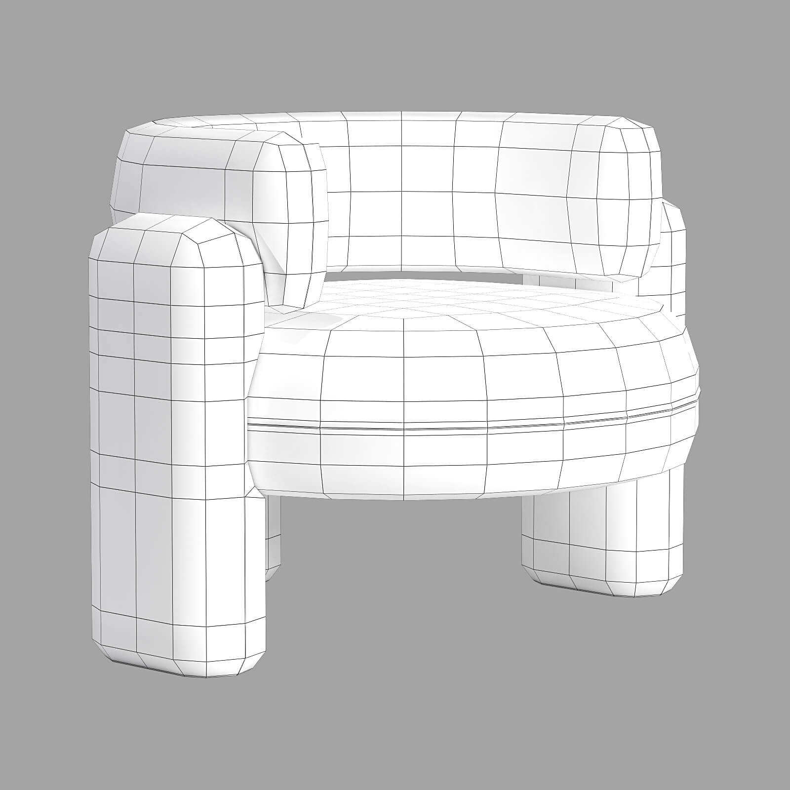 Royal Stranger Embrace Armchair - 3D Model by sta_84