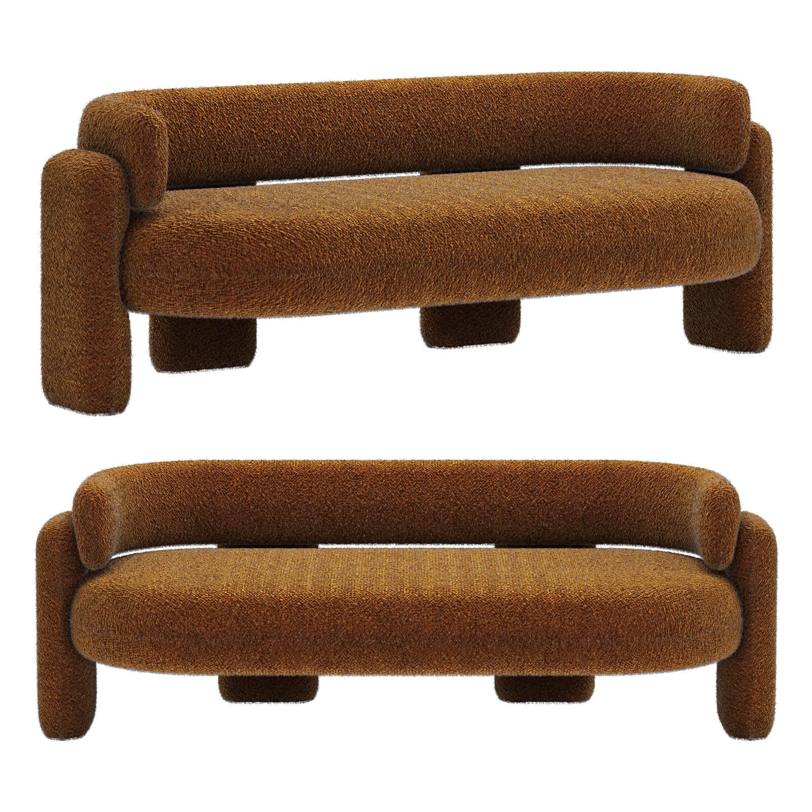 Royal Stranger Embrace Sofa - 3D Model by sta_84