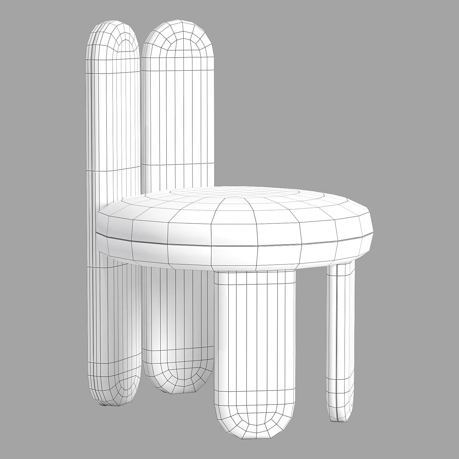 Royal Stranger Glazy Chair - 3D Model by sta_84