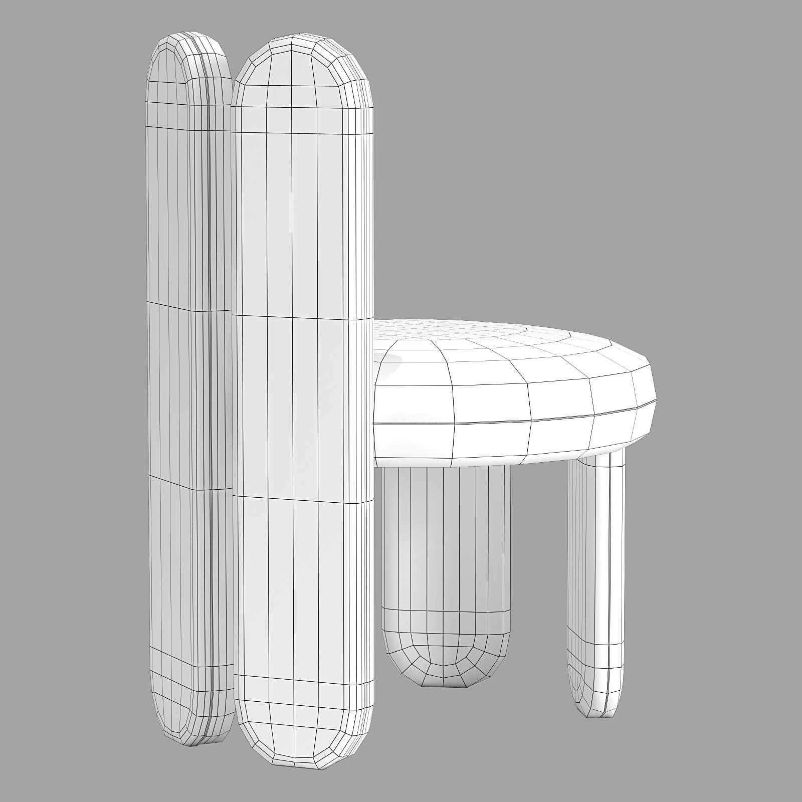 Royal Stranger Glazy Chair - 3D Model by sta_84