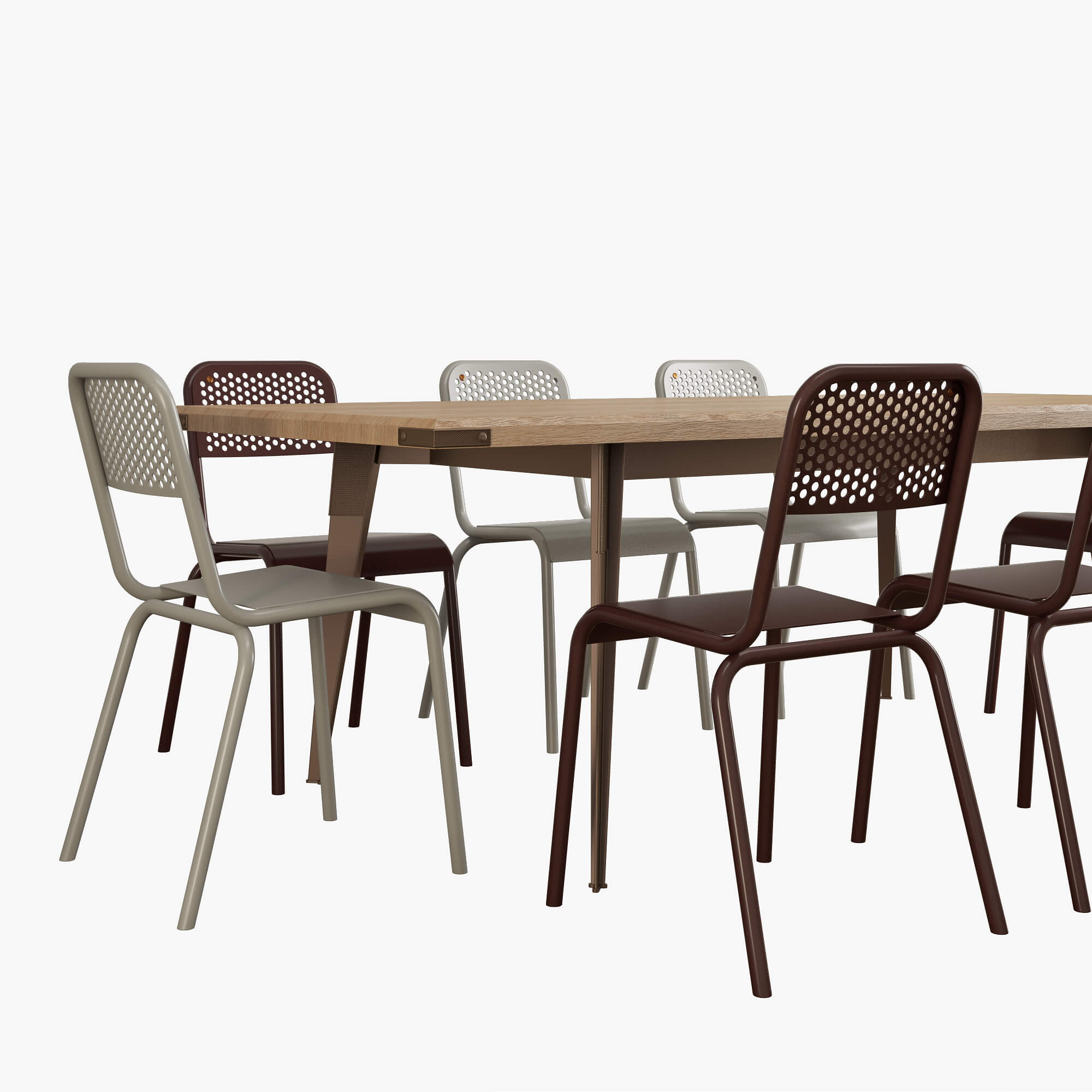 Scavolini Diesel Open Workshop Table Moroso Nizza Chair - 3D Model by ...