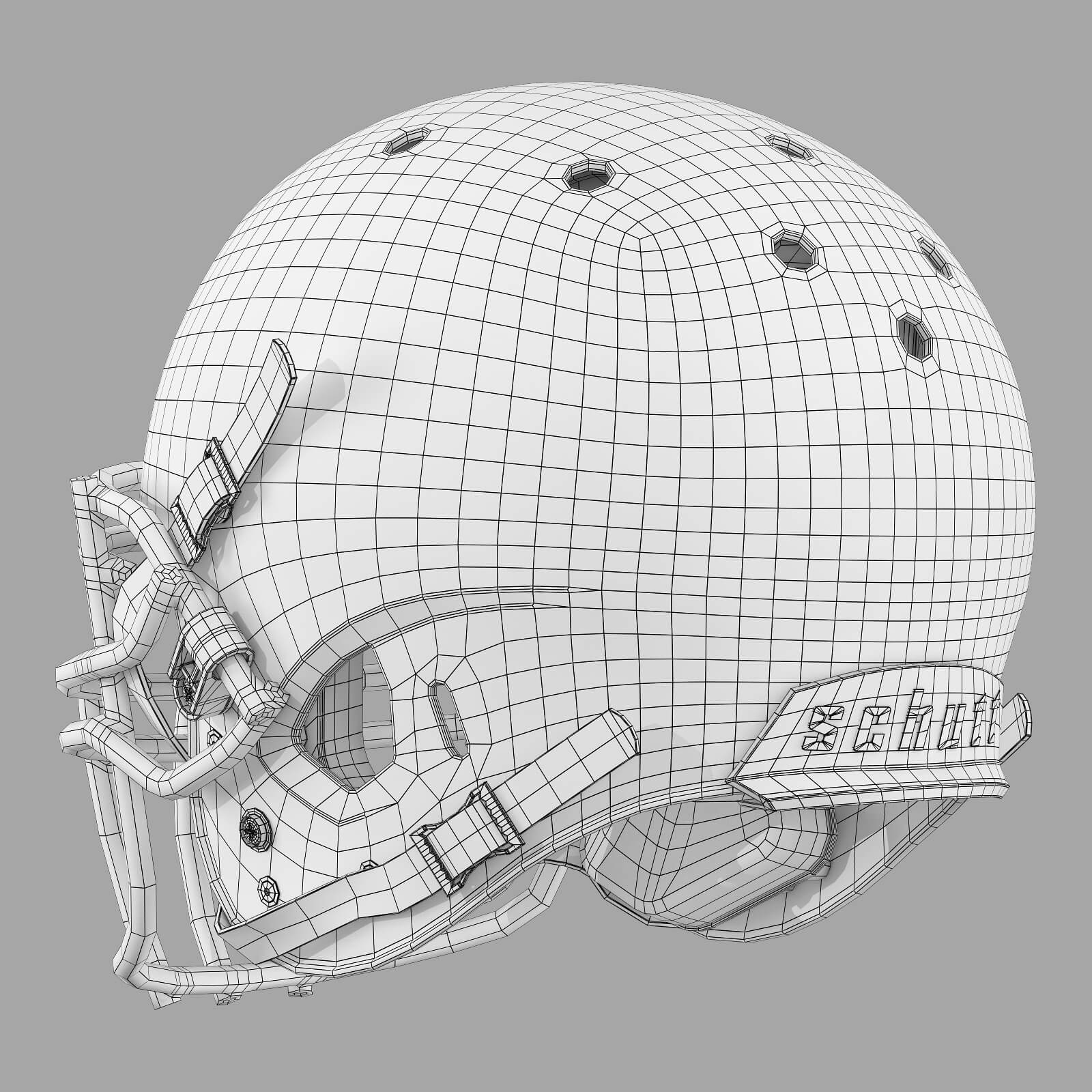 Schutt Air Xp Helmet - 3D Model by sta_84
