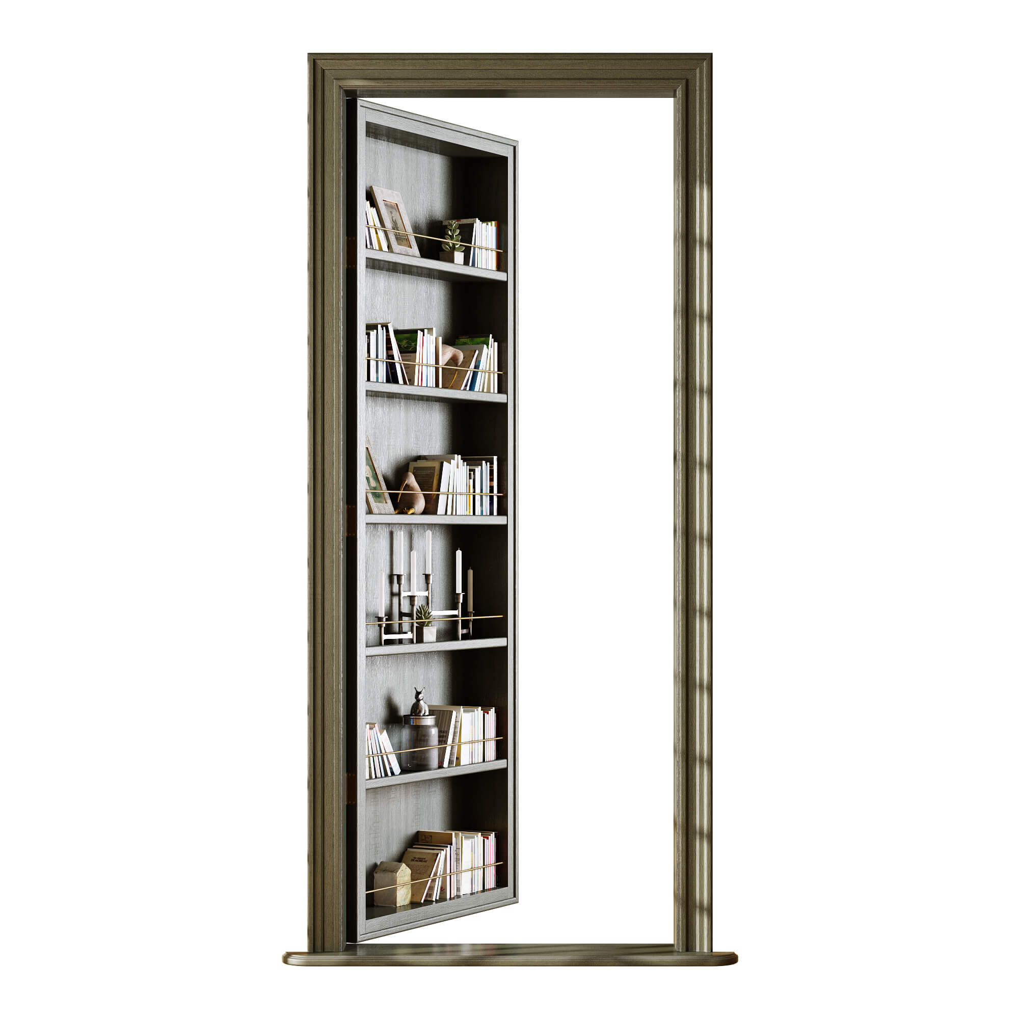 Secret Door 001 - 3D Model by sta_84