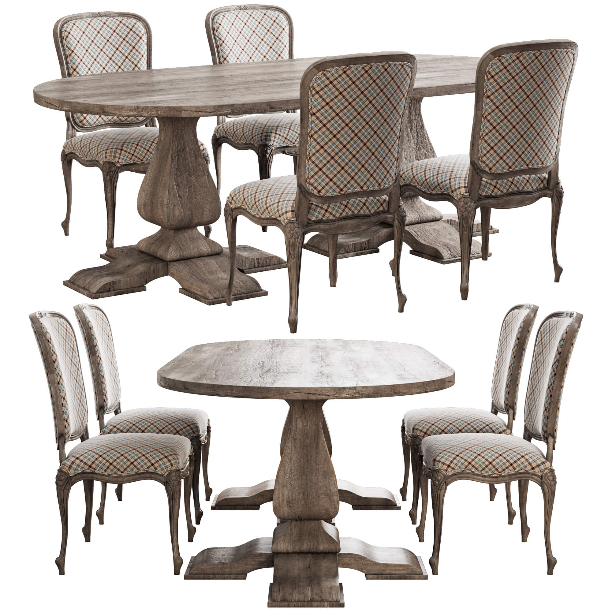 Skandinave Dindo Dining Set - 3D Model by sta_84
