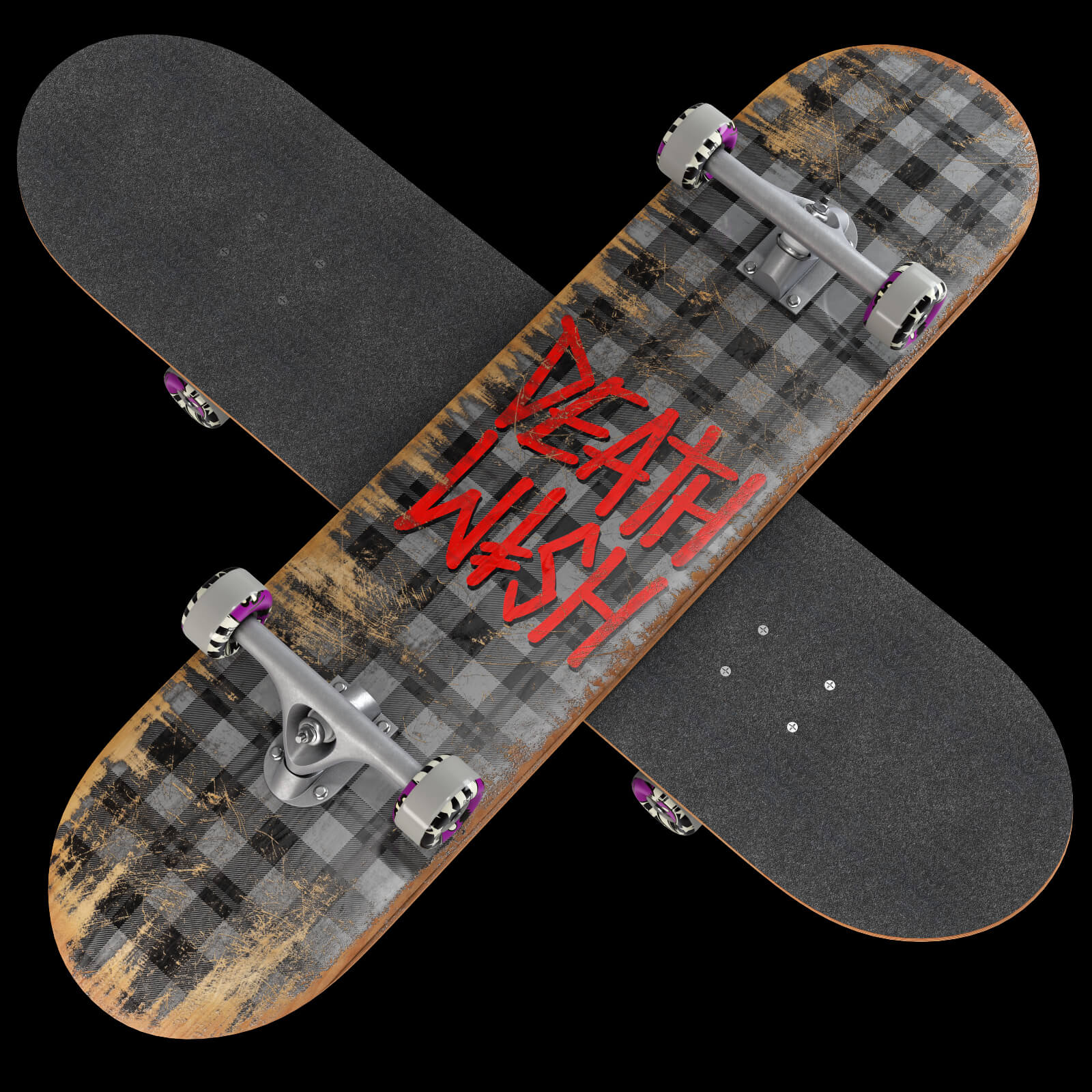 Skateboard Set 001 - 3D Model by sta_84
