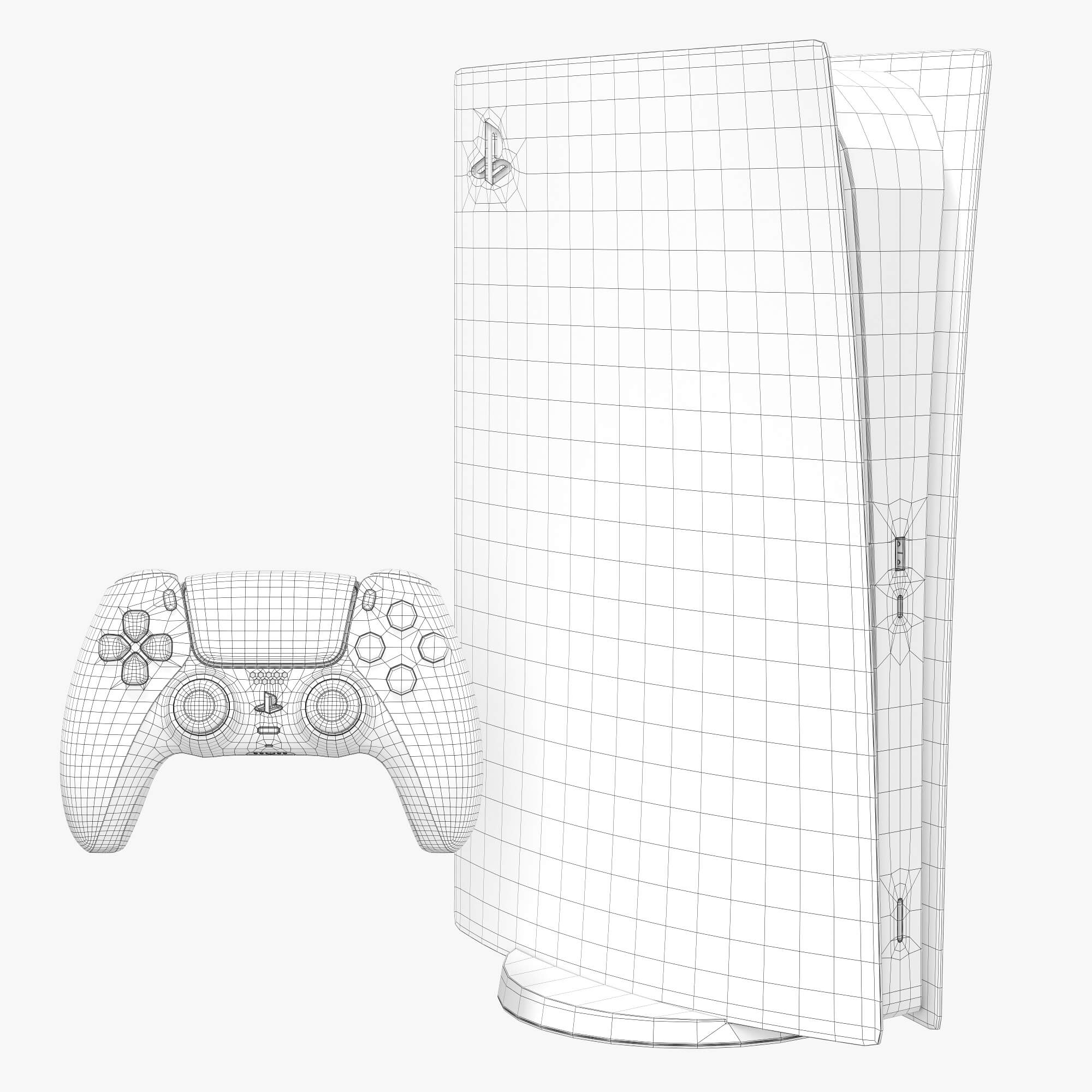 Sony Playstation 5 Digital Edition - 3D Model by sta_84