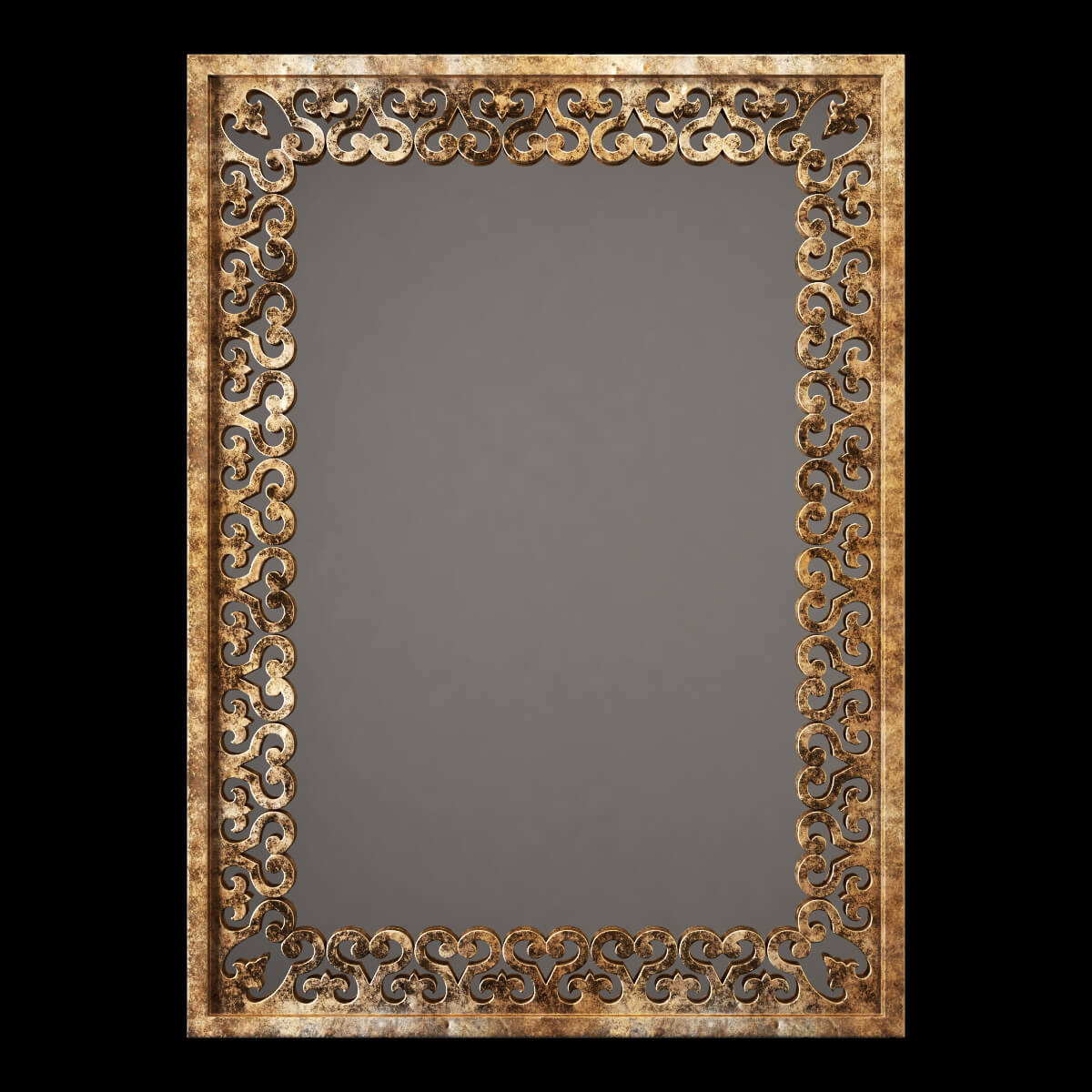 Surya Becklin Rectangular Wall Mirror - 3D Model by sta_84