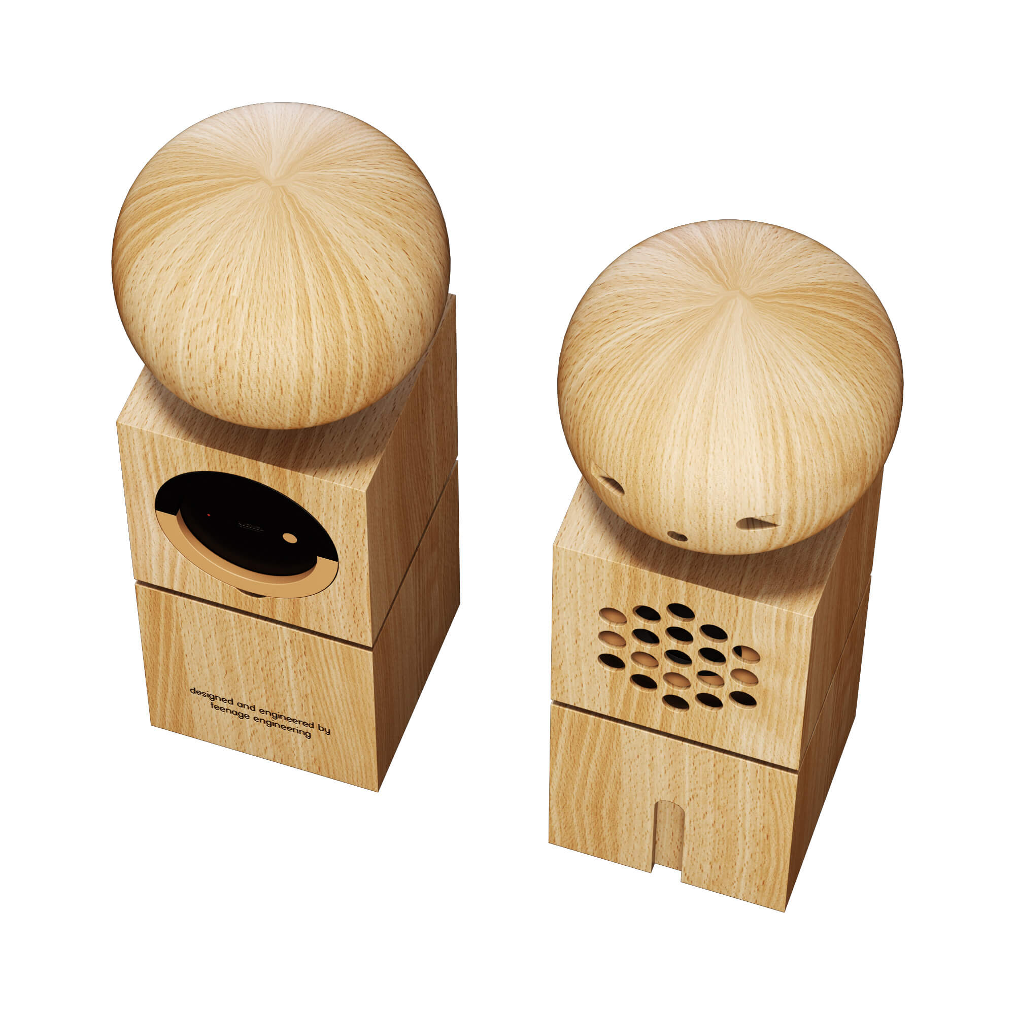 Teenage Engineering Choir CH-8 Miki Speaker 3D Model by sta_84