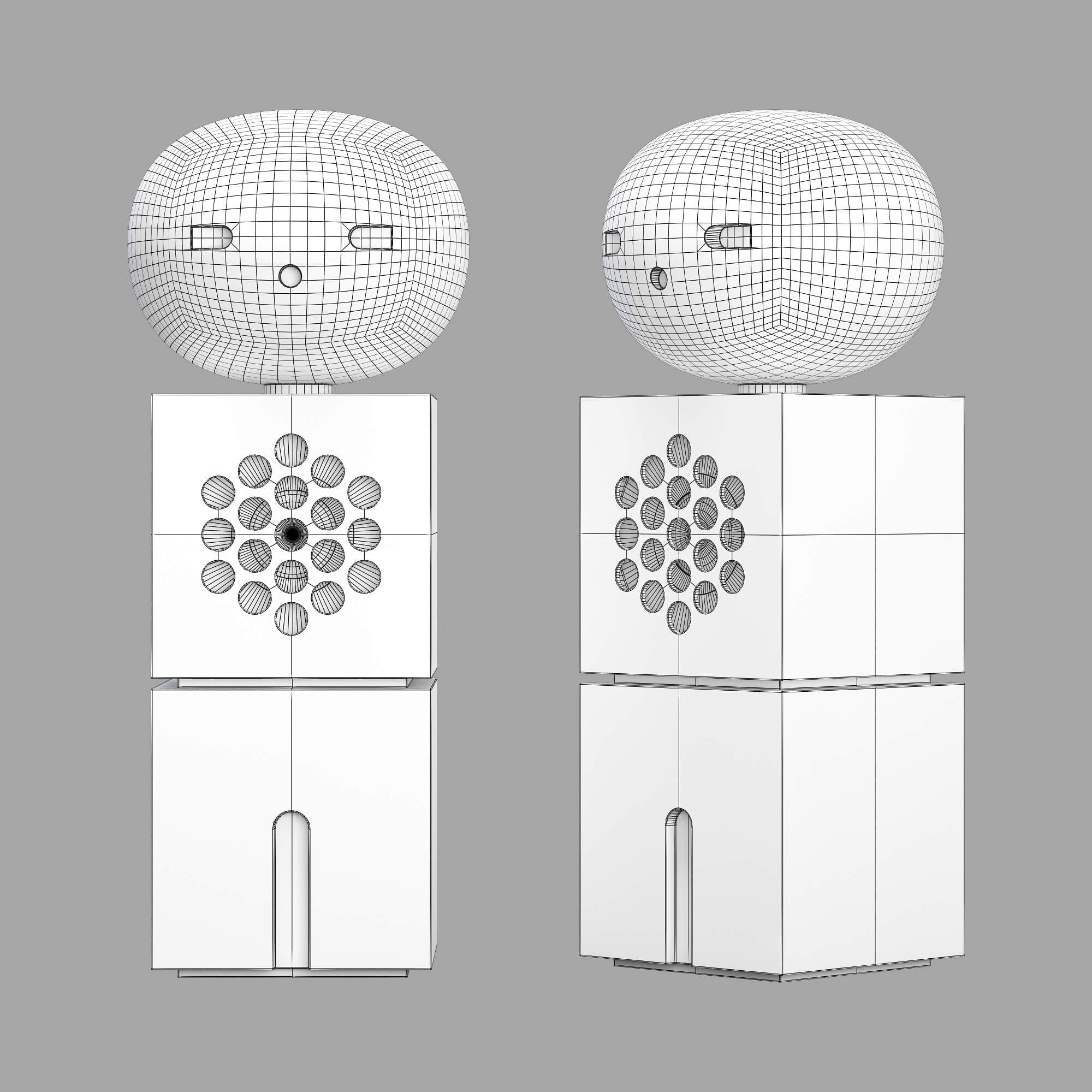 Teenage Engineering Choir CH-8 Miki Speaker 3D Model by sta_84