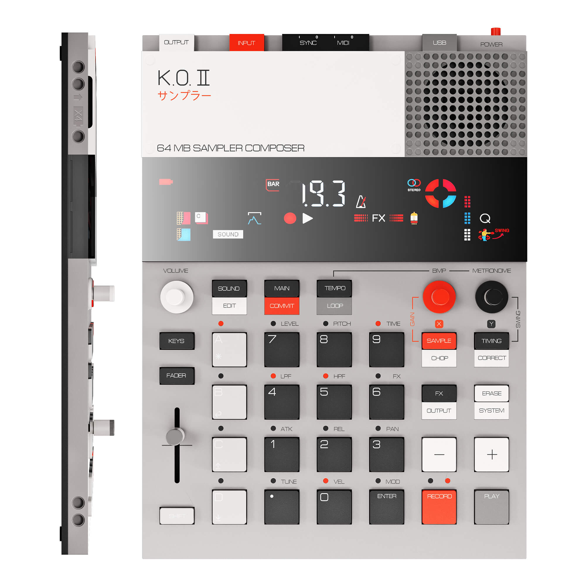 Teenage Engineering Ep 133 Ko II - 3D Model by sta_84