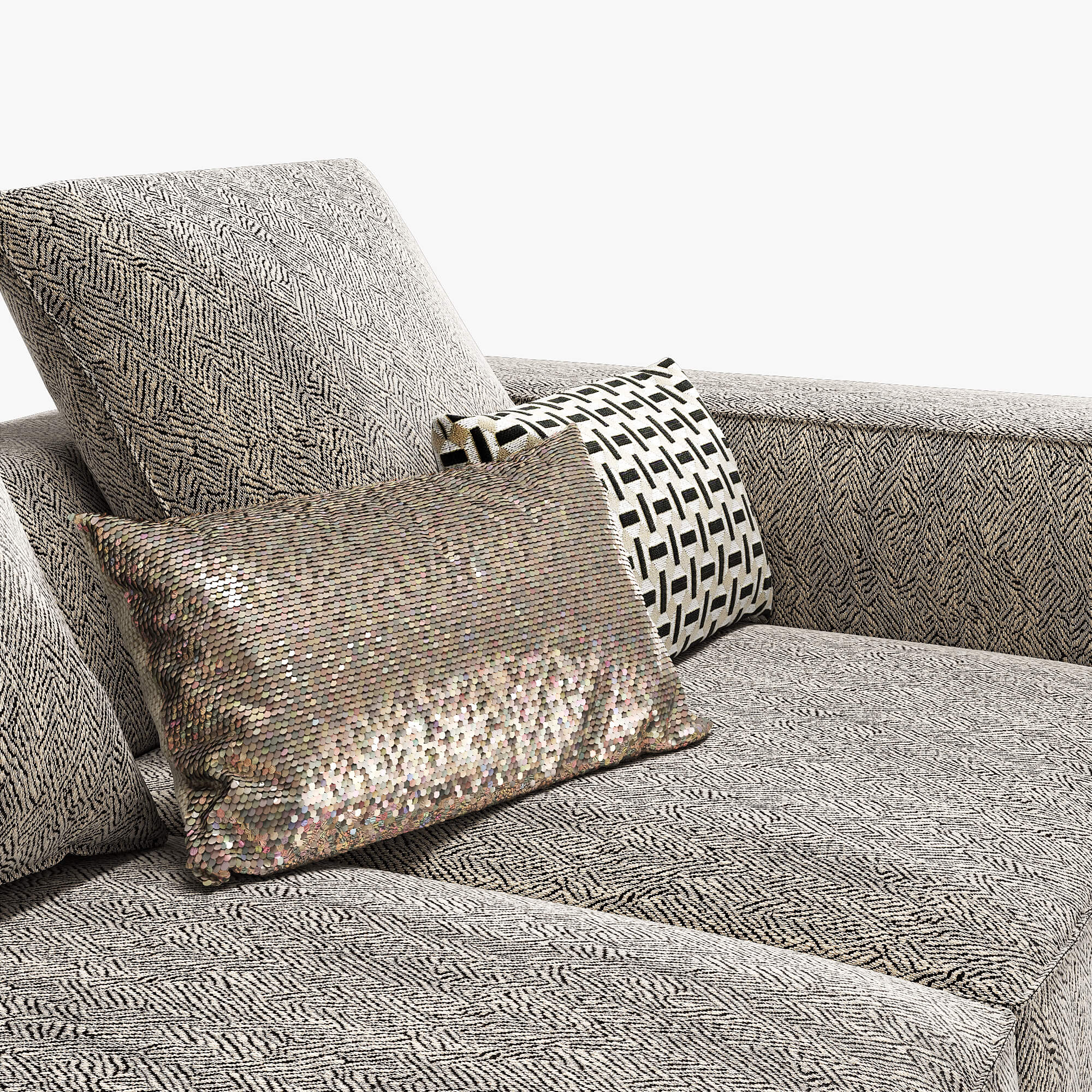 Theca Levane Medium Sofa - 3D Model by sta_84