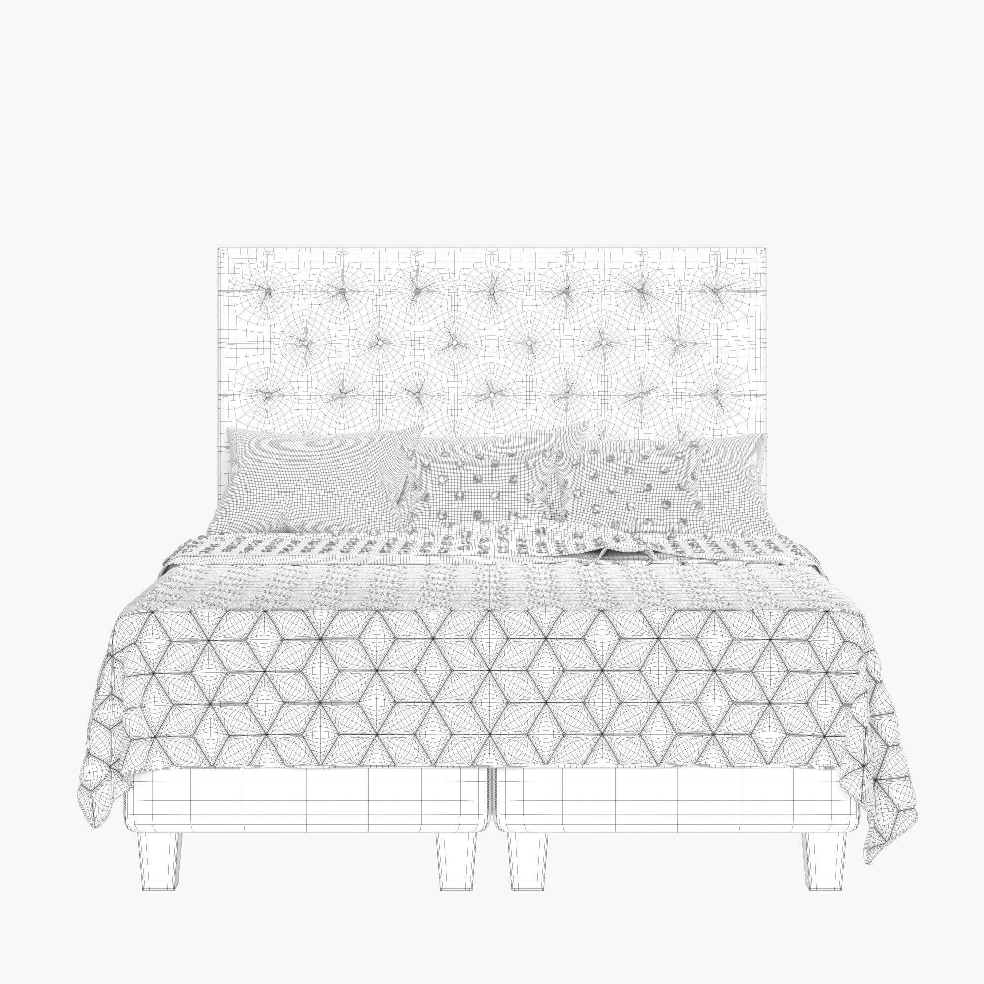 Ukrizramebel Ester Bed 160 - 3D Model by sta_84