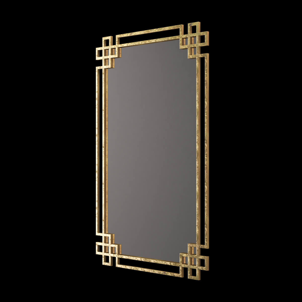 Uttermost Devoll Antique Gold Mirror - 3D Model by sta_84