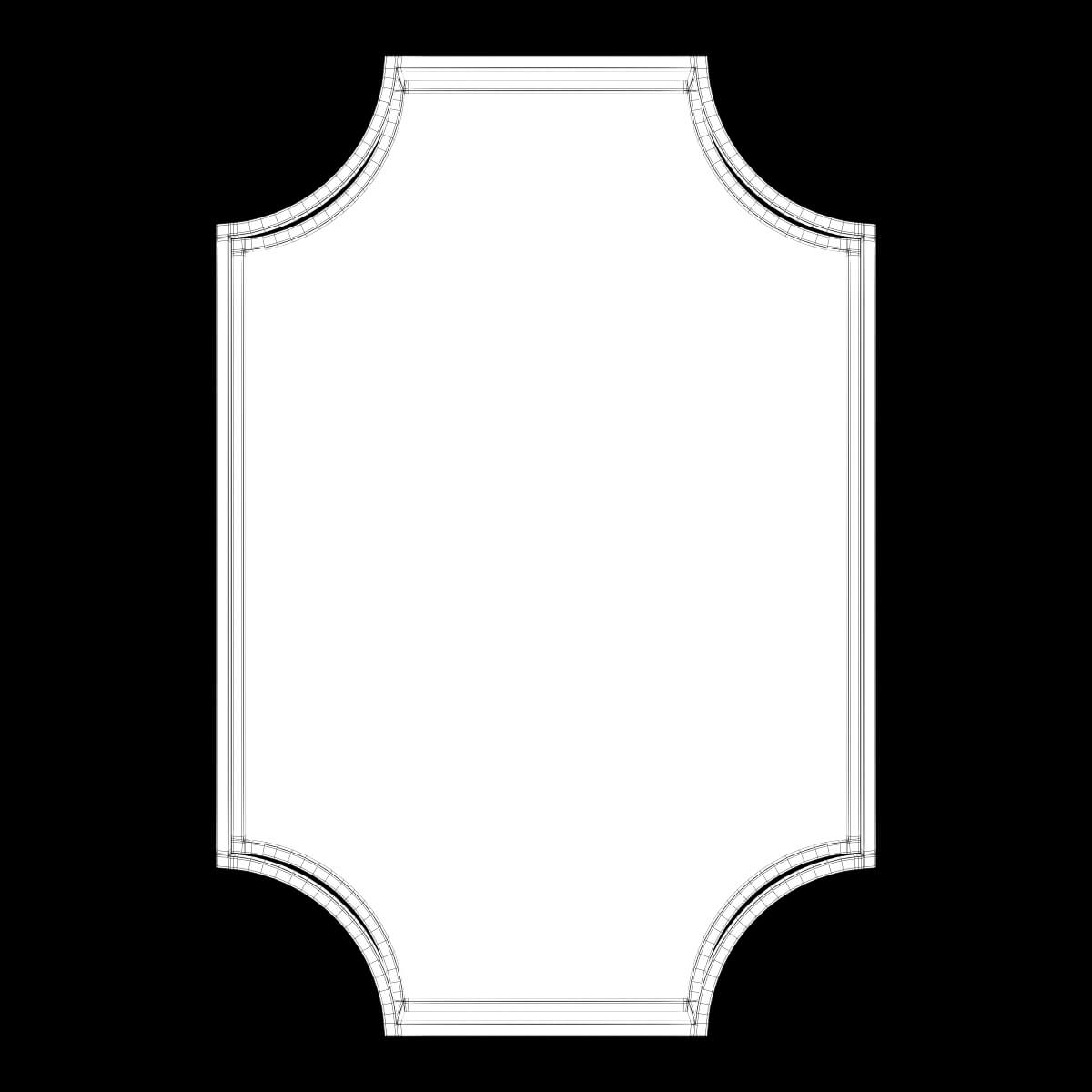 Uttermost Lindee Gold Wall Mirror - 3D Model by sta_84