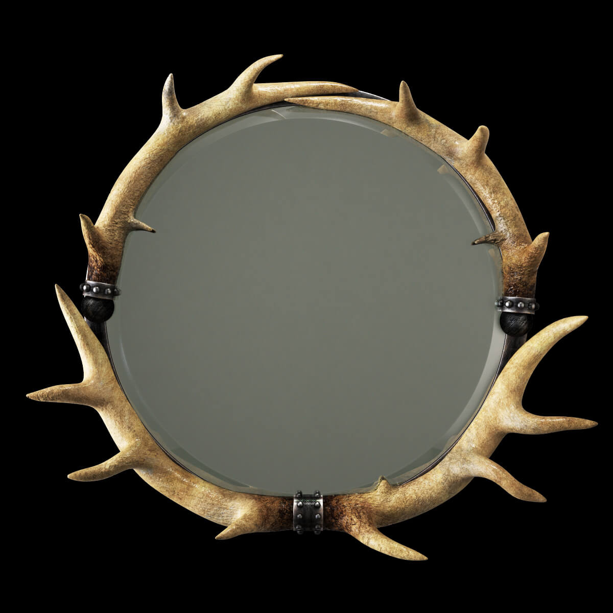 Uttermost Stag Horn Mirror - 3D Model by sta_84