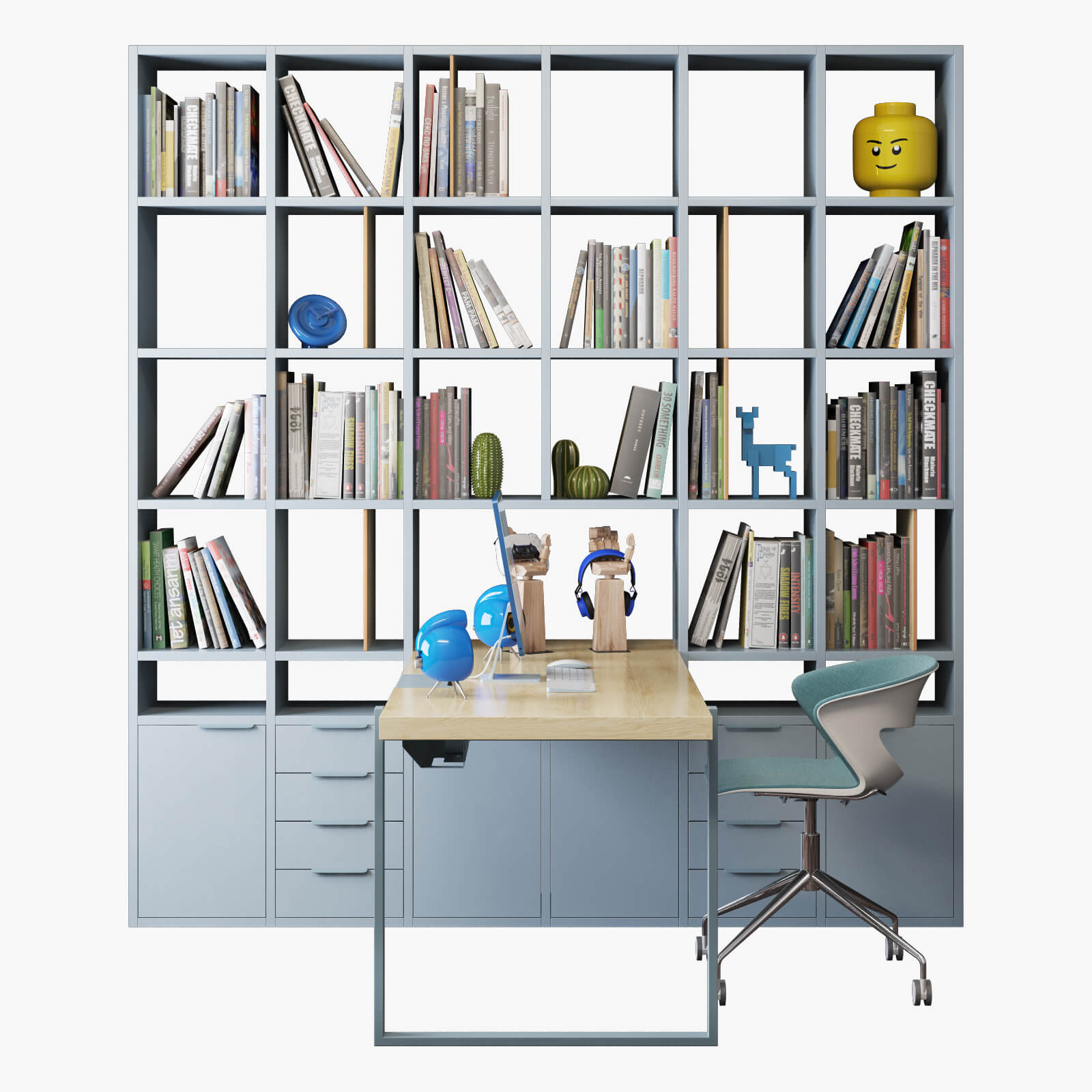 Workplace Set 002 - 3D Model by sta_84