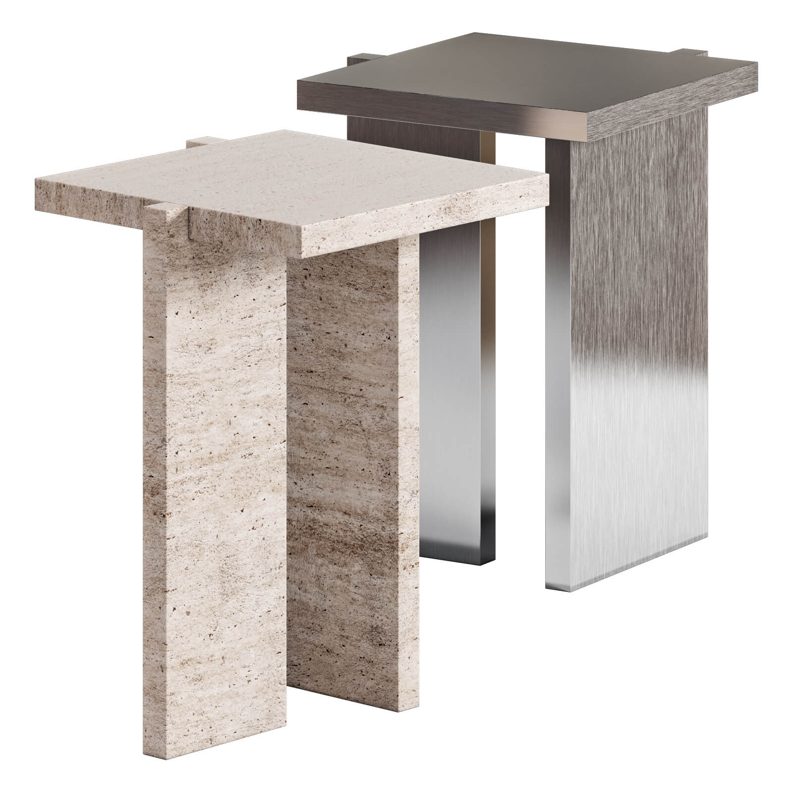 Yet Design Studio Dolmen Side Table - 3D Model by sta_84