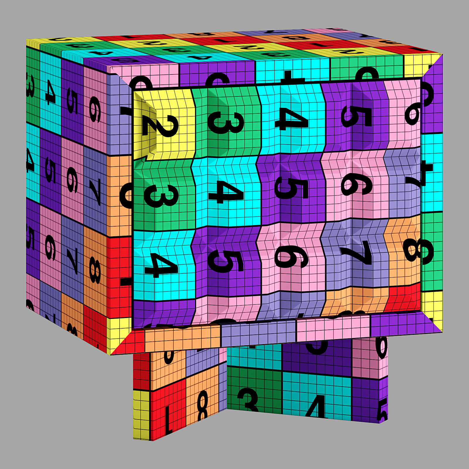 Yet Design Studio Karo Nightstand - 3D Model by sta_84