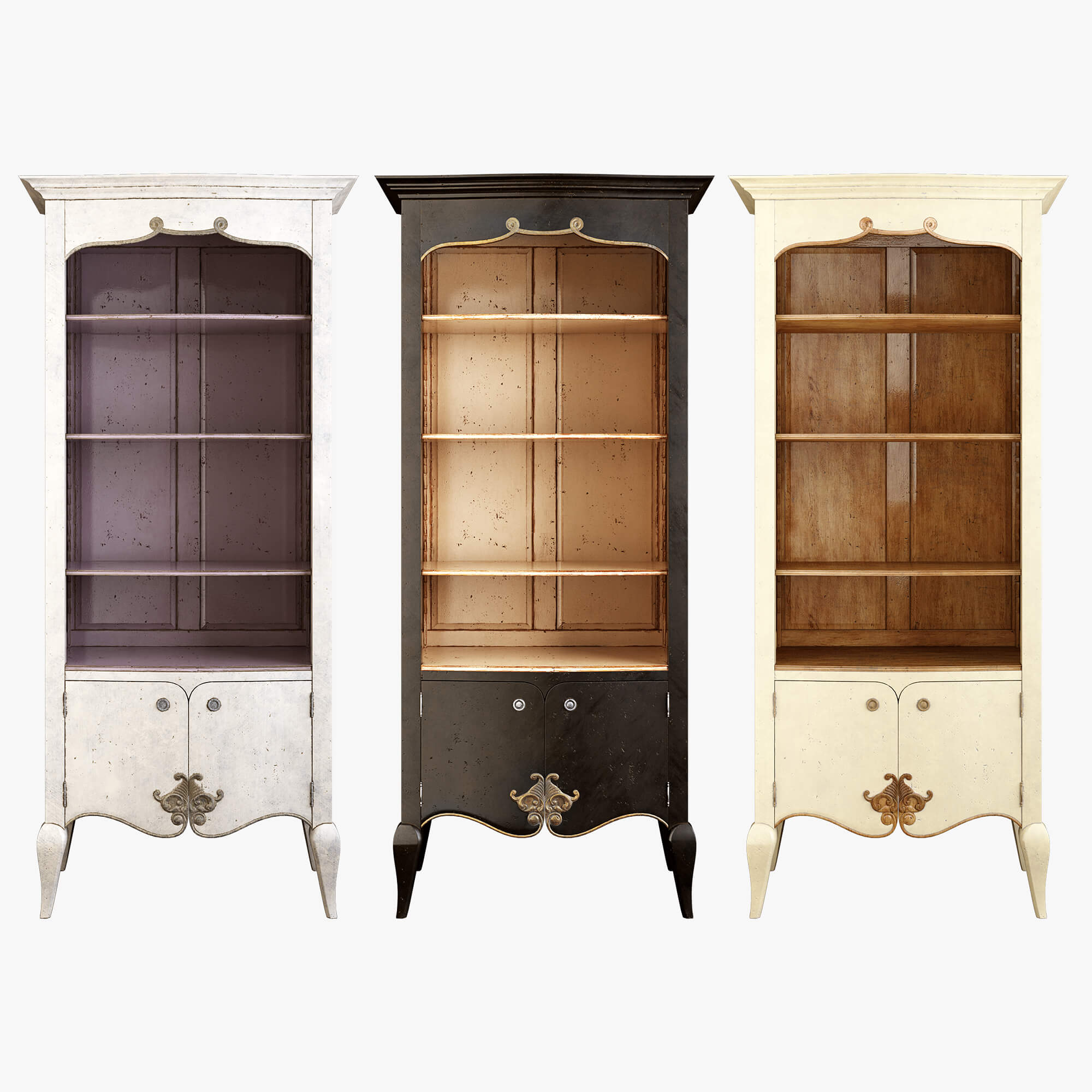 Yves Fouquet Bookcase BB 144 - 3D Model by sta_84