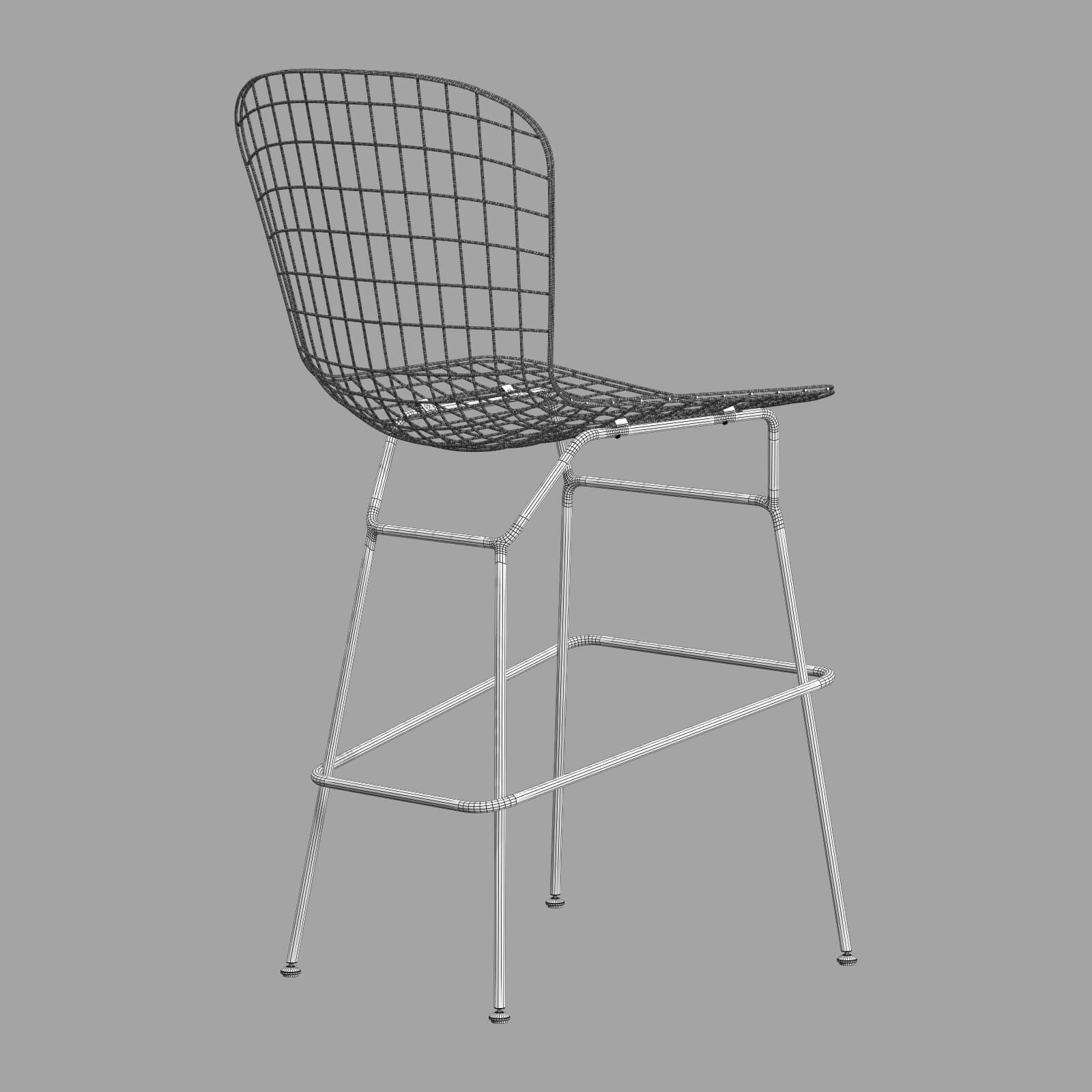 Zuo Wire Barstool - 3D Model by sta_84