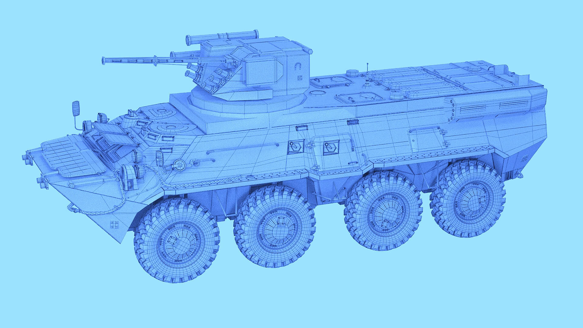 2002 Btr Low-Poly 3D Model by Stalker2025
