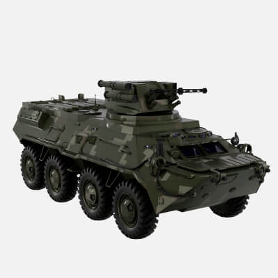 2002 Btr Low-Poly 3D Model by Stalker2025