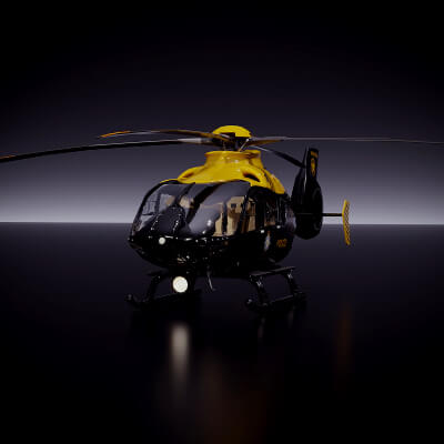 Airbus Helicopter H135 Police - 3D Model by Stalker2025