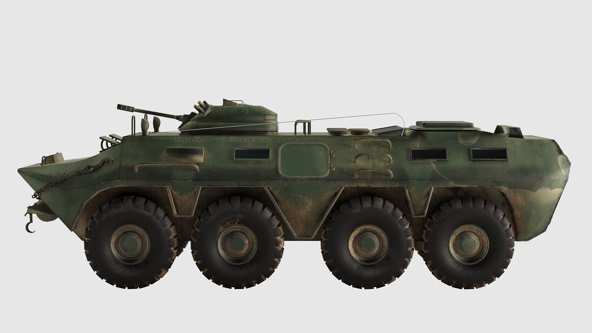 BTR USSR Low-Poly 3D Model by Stalker2025