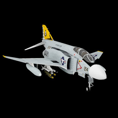 F-4J Phantom 3D Model by Stalker2025