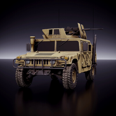 Humvee blend - 3D Model by Stalker2025