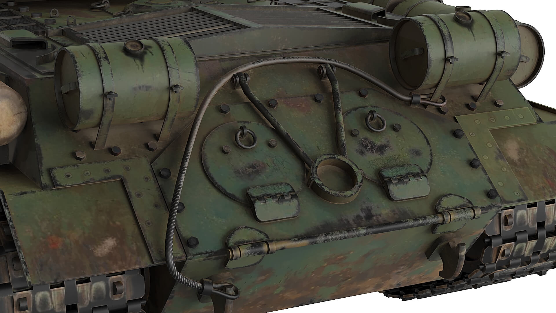 IS-2 Tank 3D Model by Stalker2025