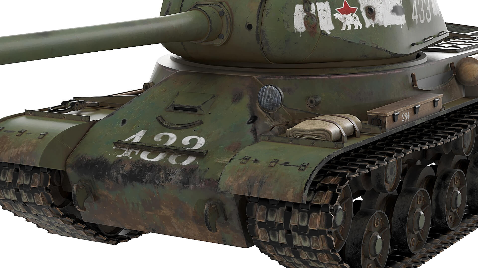 IS-2 Tank 3D Model by Stalker2025