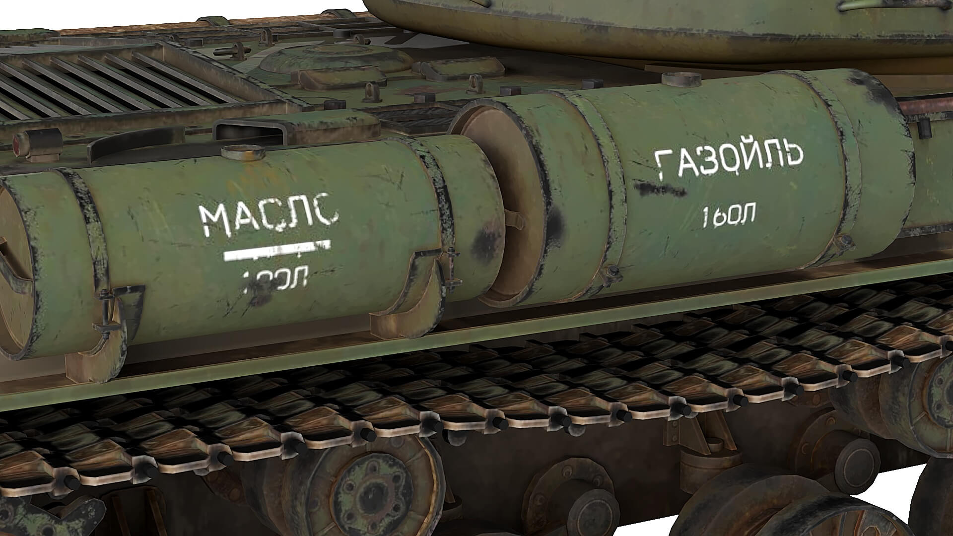 IS-2 Tank 3D Model by Stalker2025
