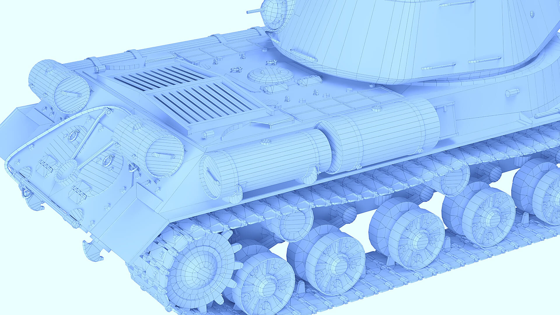 IS-2 Tank 3D Model by Stalker2025