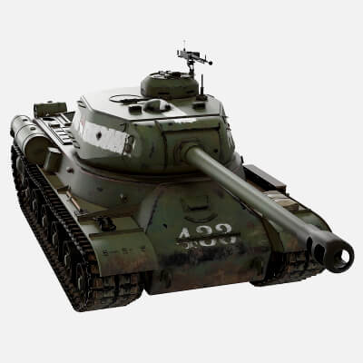 IS-2 Tank 3D Model by Stalker2025