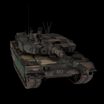 K2 Black Panther Korea Tank - 3D Model by Stalker2025