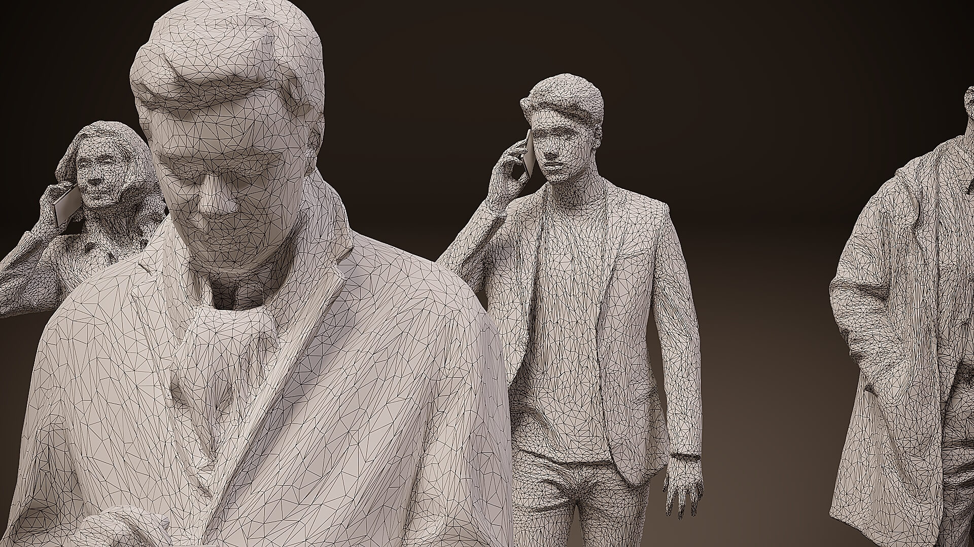 Men in Uniform X26 - 3D Model by Stalker2025