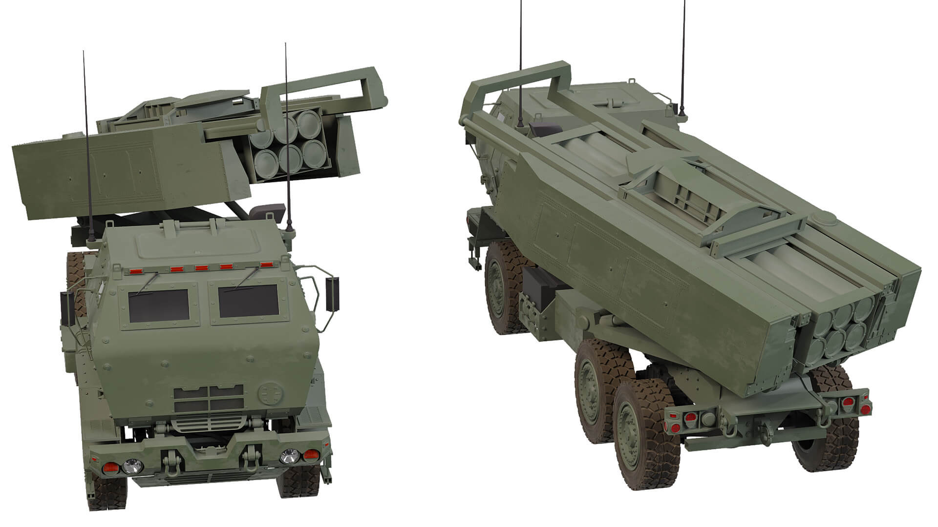 MLRS M142 HIMARS - 3D Model by Stalker2025