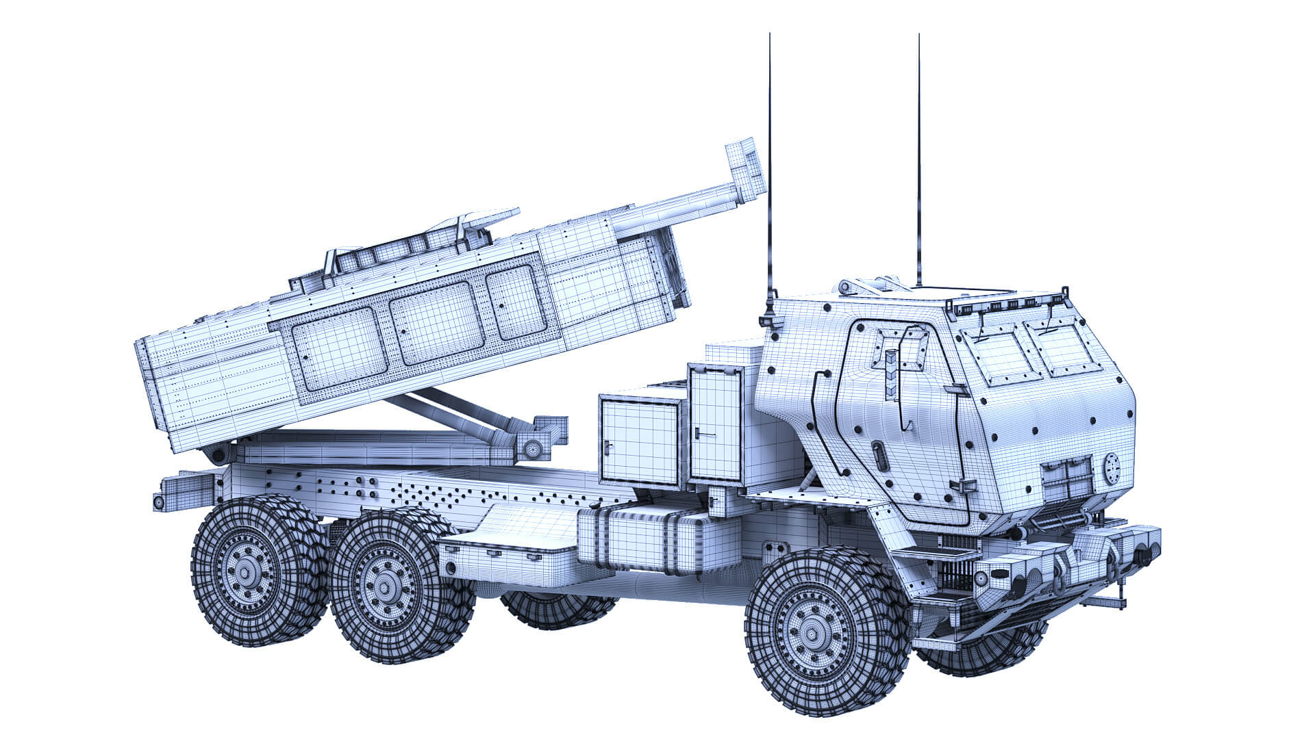 MLRS M142 HIMARS - 3D Model by Stalker2025