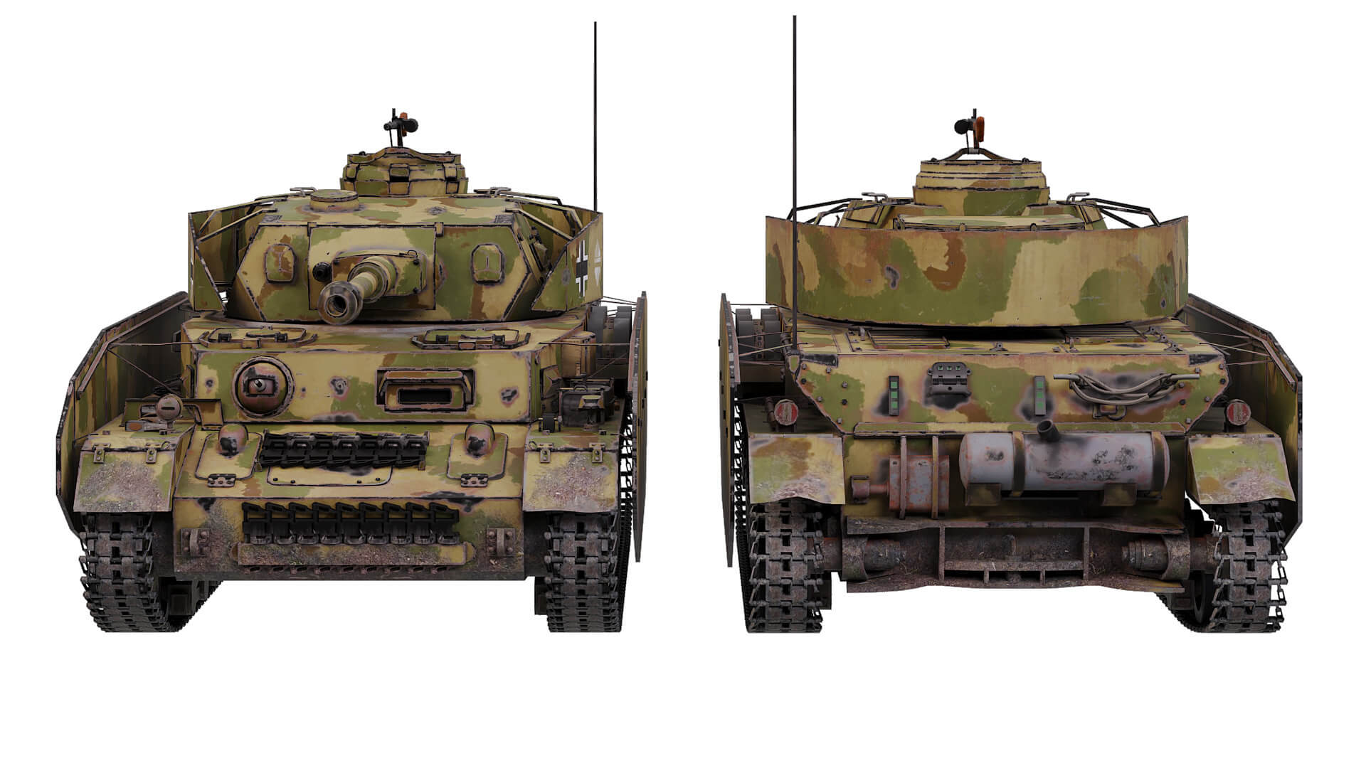 Panzerkampfwagen IV - 3D Model by Stalker2025