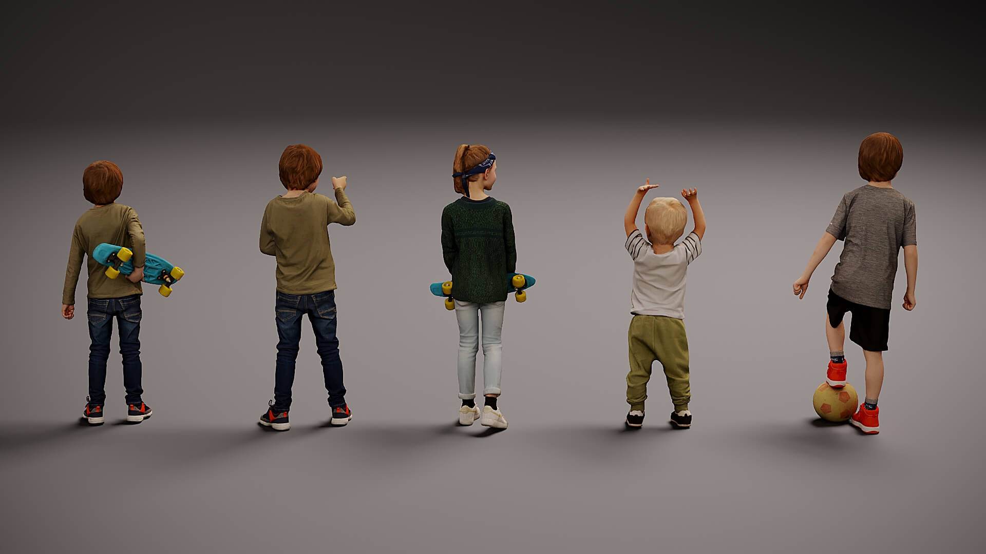 People in Sitting Poses 7 - 3D Model by Stalker2025