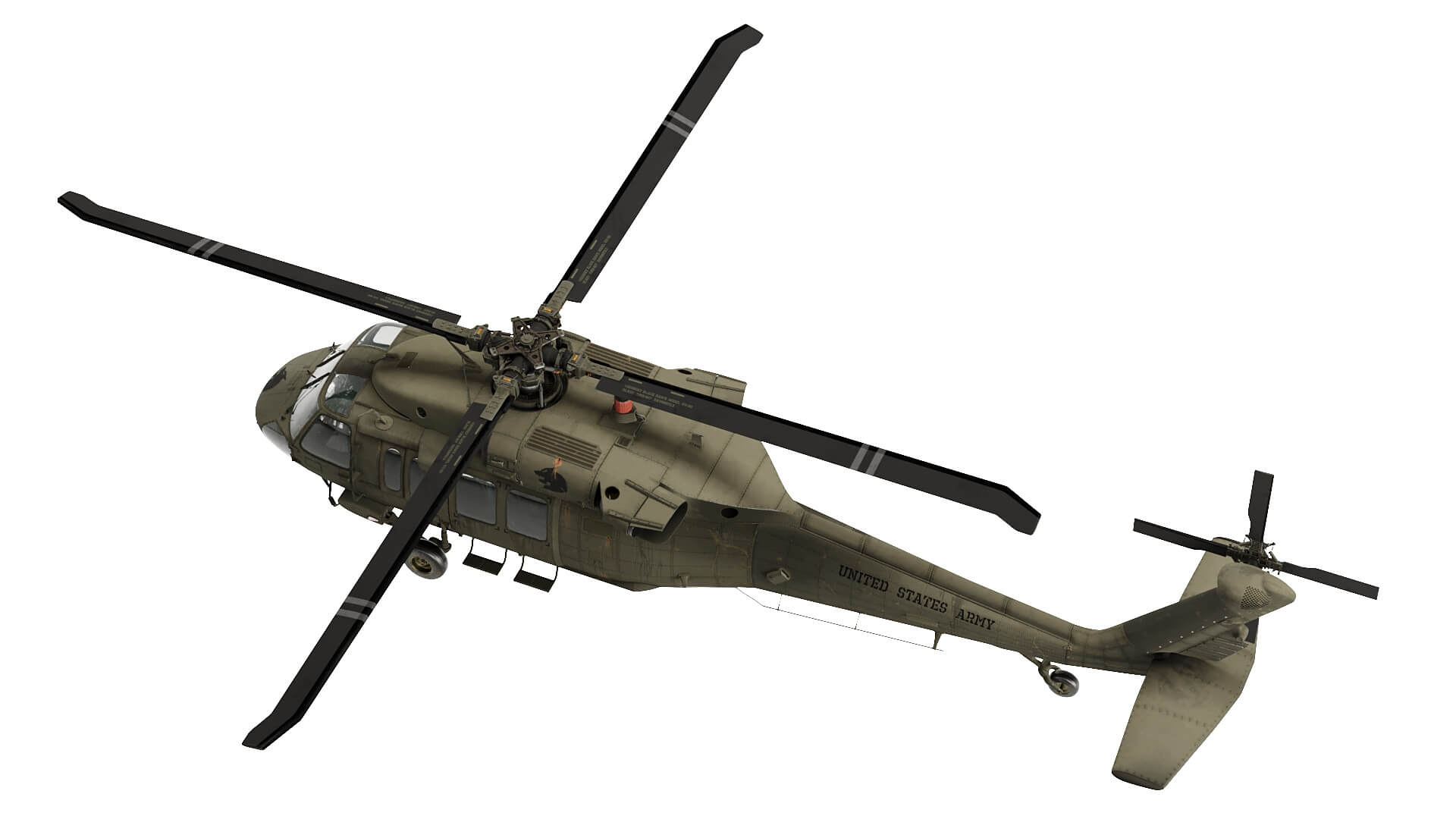 Sikorsky UH-60 Black Hawk US 3D Model by Stalker2025