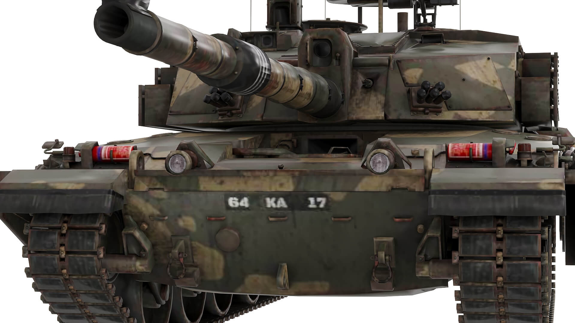 Tank Challenger 2 - 3D Model by Stalker2025