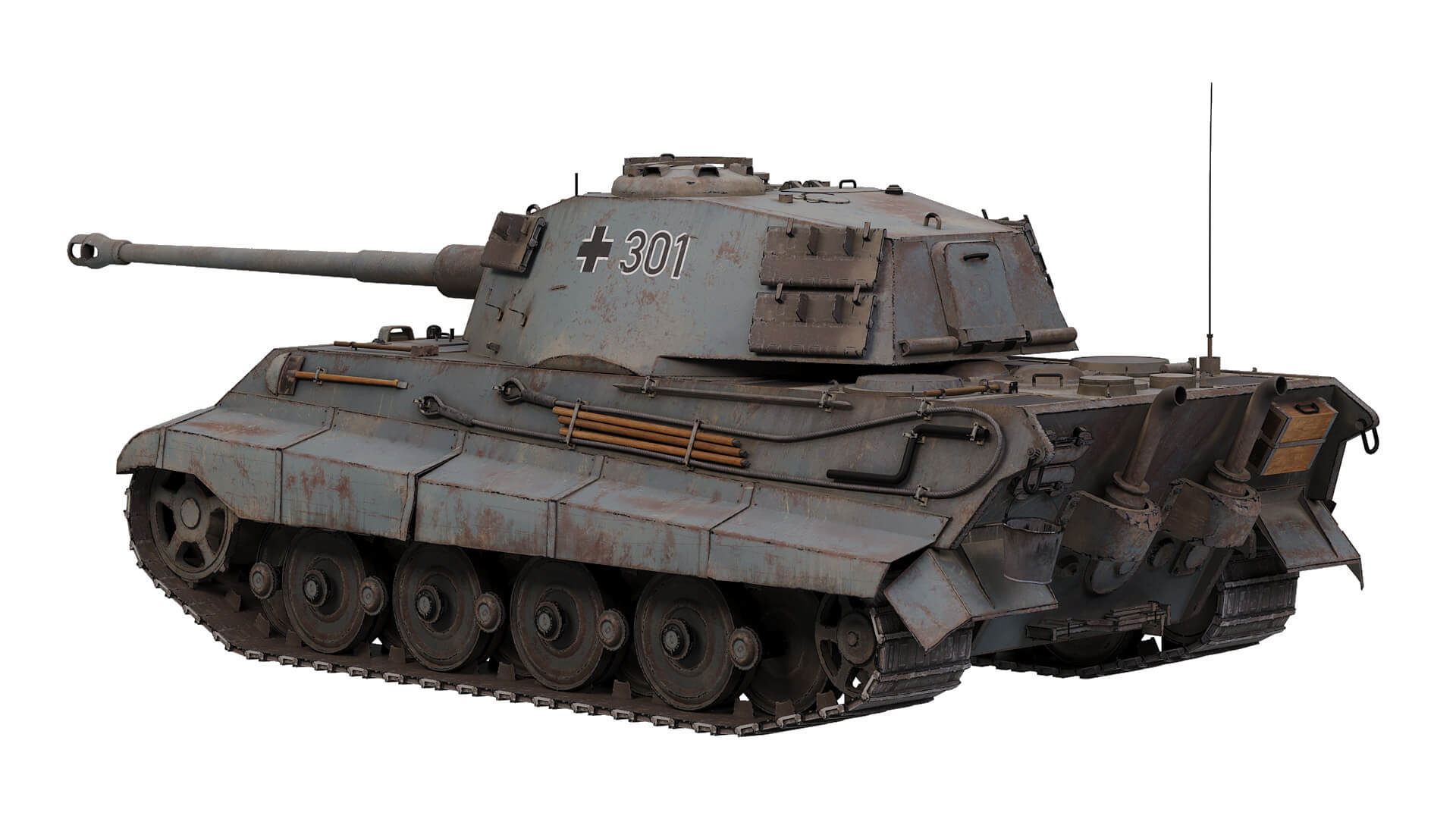 Tiger II Tank - 3D Model by Stalker2025