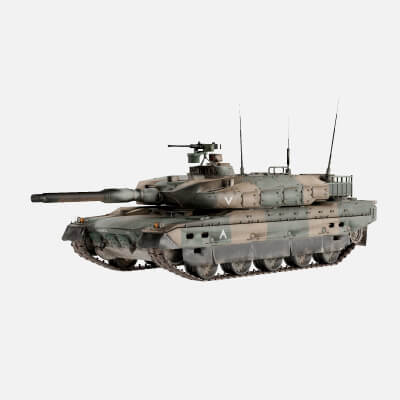 Type 10 Chinese Tank Low-Poly 3D Model by Stalker2025