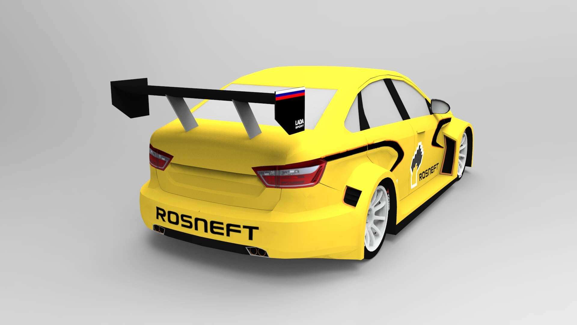 Lada Vesta WTCC - 3D Model by Stan_sky